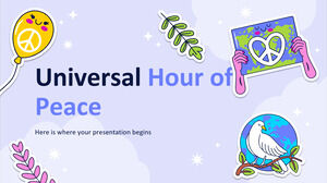 Universal Hour of Peace PowerPoint Templates Free Download
