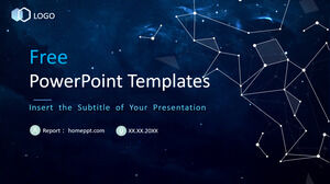 Starry Sky Business PowerPoint Templates PowerPoint Templates Free Download