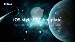 Starry Sky iOS Style Business PowerPoint Templates PowerPoint Templates ...