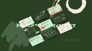 Graffiti without messy and simple art theme ppt template PowerPoint ...