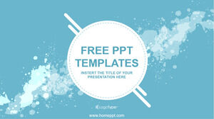 Free Powerpoint Template for Ocean Blue PowerPoint Templates Free Download