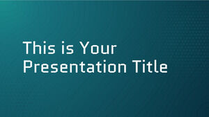 Techie Contour Lines. Free PowerPoint Template & Google Slides Theme ...