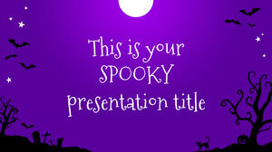 Simple Halloween. Free PowerPoint Template & Google Slides Theme ...
