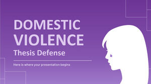 Domestic Violence Thesis Defense PowerPoint Templates Free Download