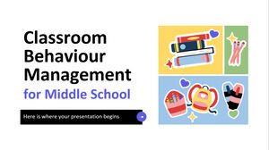 Classroom Behaviour Management for Middle School PowerPoint Templates ...
