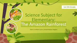 Science Subject for Elementary - 1st-5th Grade - The Amazon Rainforest ...
