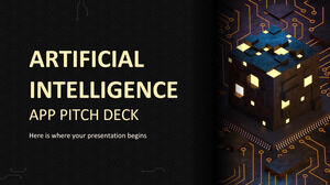 Artificial Intelligence App Pitch Deck PowerPoint Templates Free Download