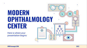 Modern Ophthalmology Center PowerPoint Templates Free Download