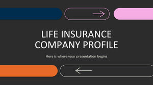 Life Insurance Company Profile PowerPoint Templates Free Download