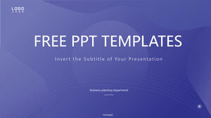 Template Powerpoint Gratis untuk Bisnis Biru Elegan PowerPoint Template ...