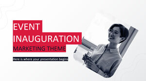 Event Inauguration Marketing Theme PowerPoint Templates Free Download
