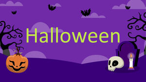 Halloween Themed Lesson PowerPoint Templates Free Download