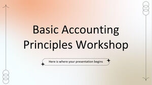 Basic Accounting Principles Workshop PowerPoint Templates Free Download