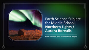 Earth Science Subject for Middle School: Northern Lights / Aurora ...