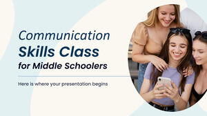 Communication Skills Class for Middle Schoolers PowerPoint Templates ...