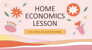 Home Economics Lesson PowerPoint Templates Free Download