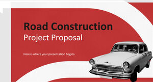 Road Construction Project Proposal PowerPoint Templates Free Download