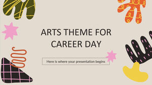 Arts Theme for Career Day PowerPoint Templates Free Download
