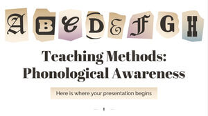 Teaching Methods: Phonological Awareness PowerPoint Templates Free Download