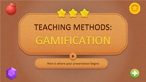 Teaching Methods: Gamification PowerPoint Templates Free Download