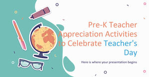 Pre-K Teacher Appreciation Activities to Celebrate Teacher's Day ...
