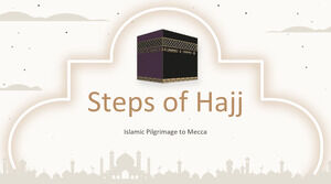 Steps of Hajj: Islamic Pilgrimage to Mecca PowerPoint Templates Free ...