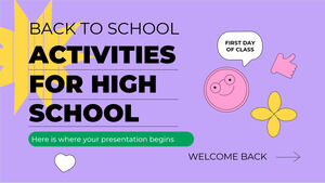 Back to School Activities for High School PowerPoint Templates Free ...