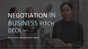 Negotiation in Business Pitch Deck PowerPoint Templates Free Download