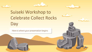 Suiseki Workshop to Celebrate Collect Rocks Day PowerPoint Templates ...