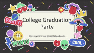 College Graduation Party PowerPoint Templates Free Download