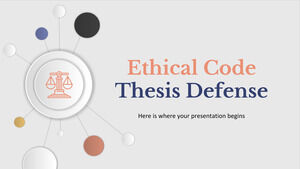 Ethical Code Thesis Defense PowerPoint Templates Free Download