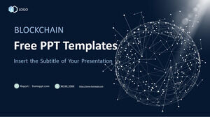 Blue Technology Wind PowerPoint Templates PowerPoint Templates Free ...