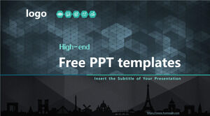 Blue Black Business PowerPoint Templates PowerPoint Templates Free Download