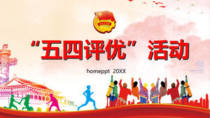 Unduh template PPT untuk kegiatan "Evaluasi Keempat Mei". PowerPoint ...