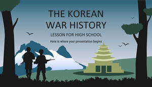 The Korean War History Lesson for High School PowerPoint Templates Free ...