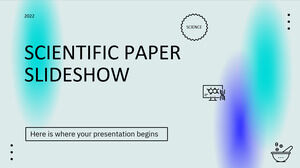 Scientific Paper Slideshow PowerPoint Templates Free Download