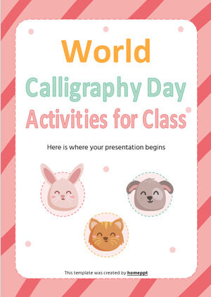 World Calligraphy Day Activities for Class PowerPoint Templates Free ...