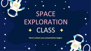 Space Exploration Class PowerPoint Templates Free Download
