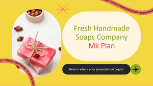 Fresh Handmade Soaps Company MK Plan PowerPoint Templates Free Download