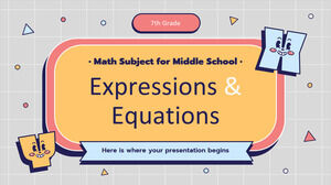 Math Subject for Middle School - 7th Grade: Expressions & Equations ...