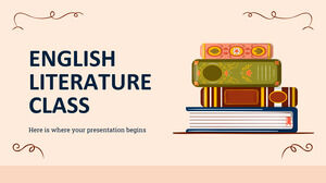 English Literature Class PowerPoint Templates Free Download