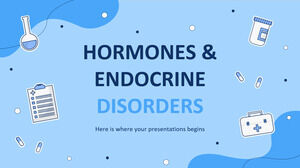 Hormones & Endocrine Disorders PowerPoint Templates Free Download