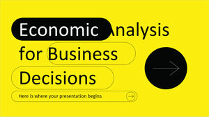 Economic Analysis for Business Decisions PowerPoint Templates Free Download