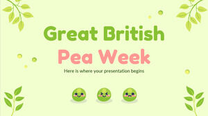 Great British Pea Week PowerPoint Templates Free Download