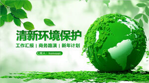 Download the Environmental Protection Theme PPT Template for Green ...