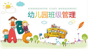 Color Cartoon Kindergarten Class Management PPT Download PowerPoint ...