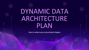 Dynamic Data Architecture Plan PowerPoint Templates Free Download
