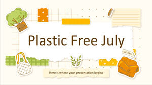 Plastic Free July PowerPoint Templates Free Download