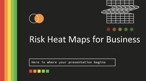 Risk Heat Maps for Business PowerPoint Templates Free Download