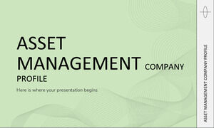 Asset Management Company Profile PowerPoint Templates Free Download